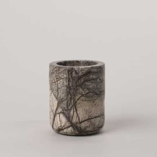 Marble Cylinder - Fossil Stone – Spaces2538